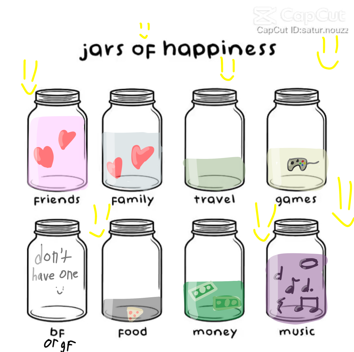 Jars of happiness - ibisPaint