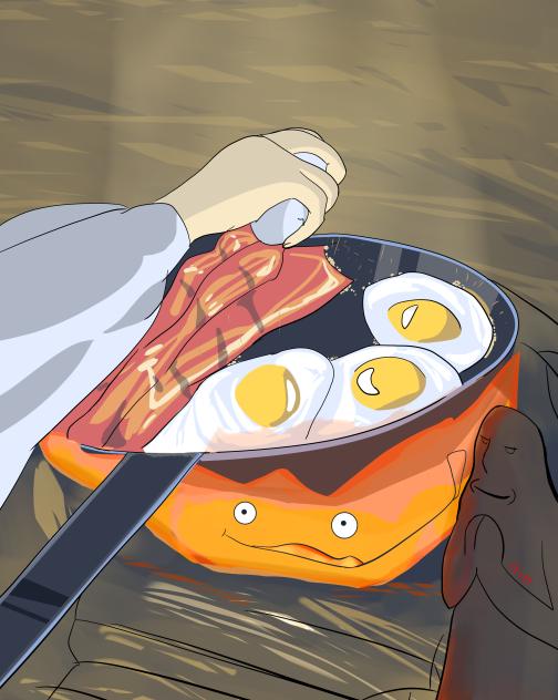 Calcifer 3min cooking! - ibisPaint
