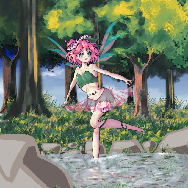 Pond Fairy - ibisPaint