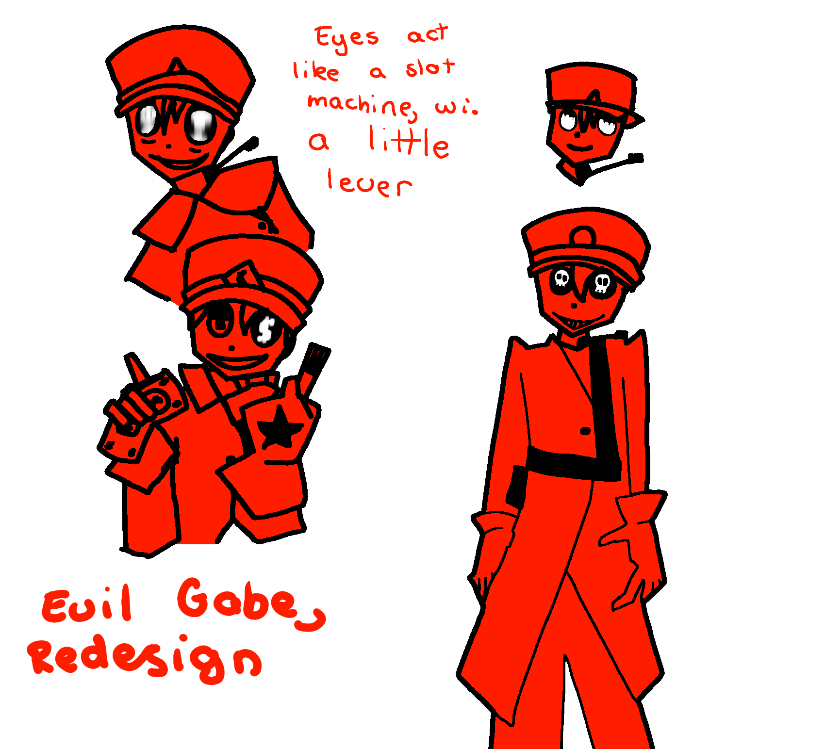 Evil Gabe Redesign - ibisPaint