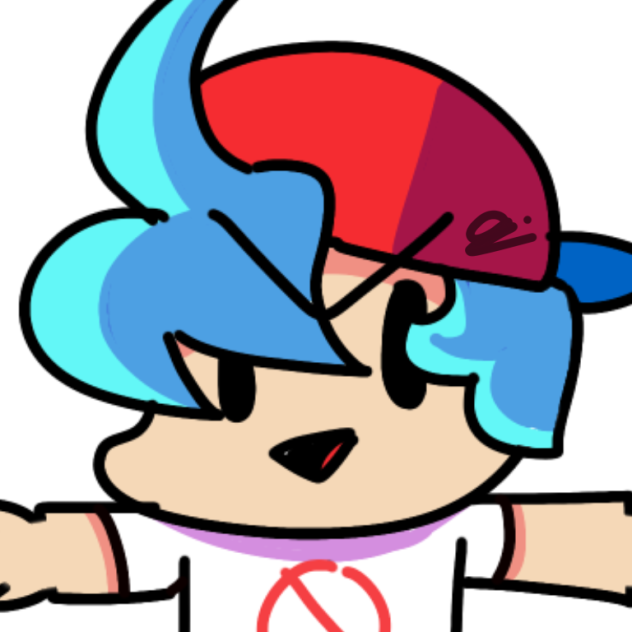 Lazy Drawing Of Bf [ FNF ] - ibisPaint