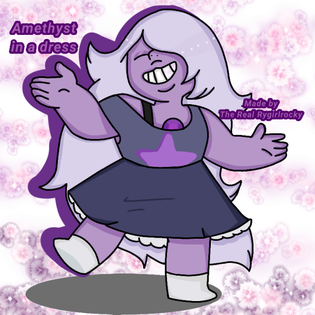 Amethyst in a dress - ibisPaint