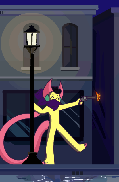 Midnight shootout - ibisPaint