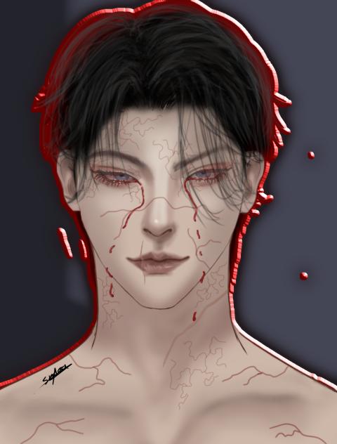 A wicked smile - ibisPaint