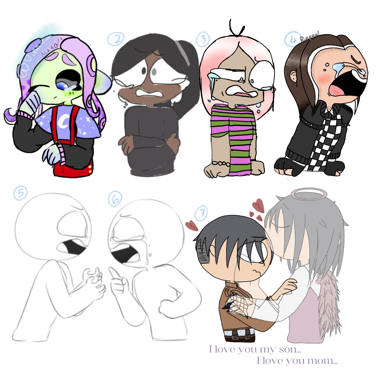 Crying collab - ibisPaint