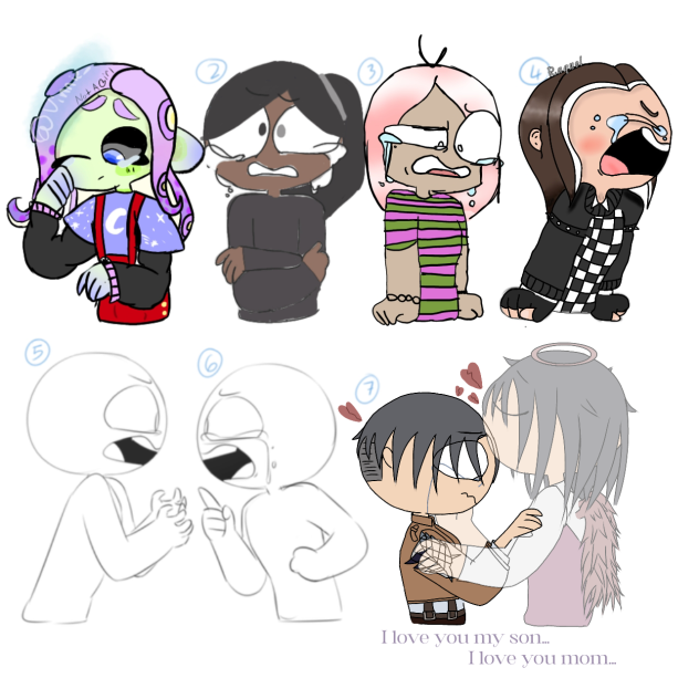 Crying collab - ibisPaint