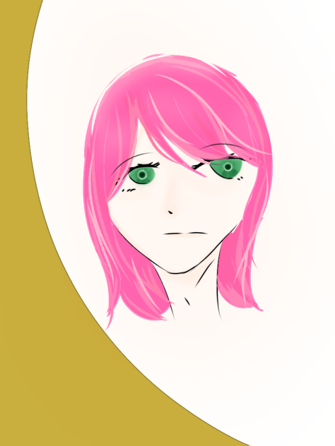 pink hair - ibisPaint