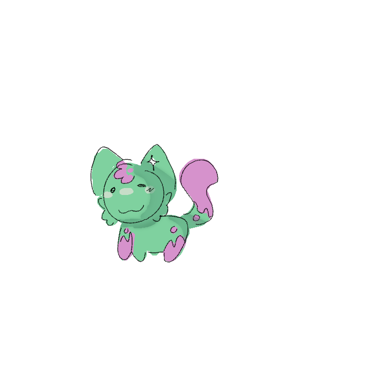 zombie cat idk - ibisPaint