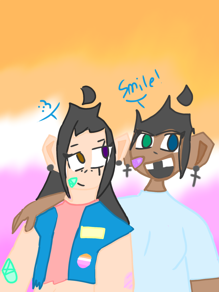 Lesbian cuties - ibisPaint