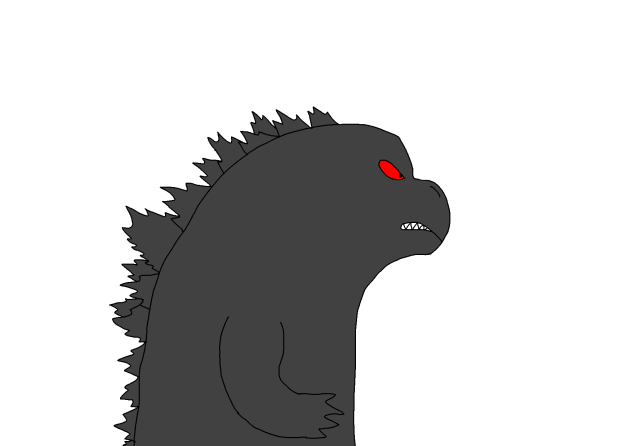 Godzilla (raging) - ibisPaint