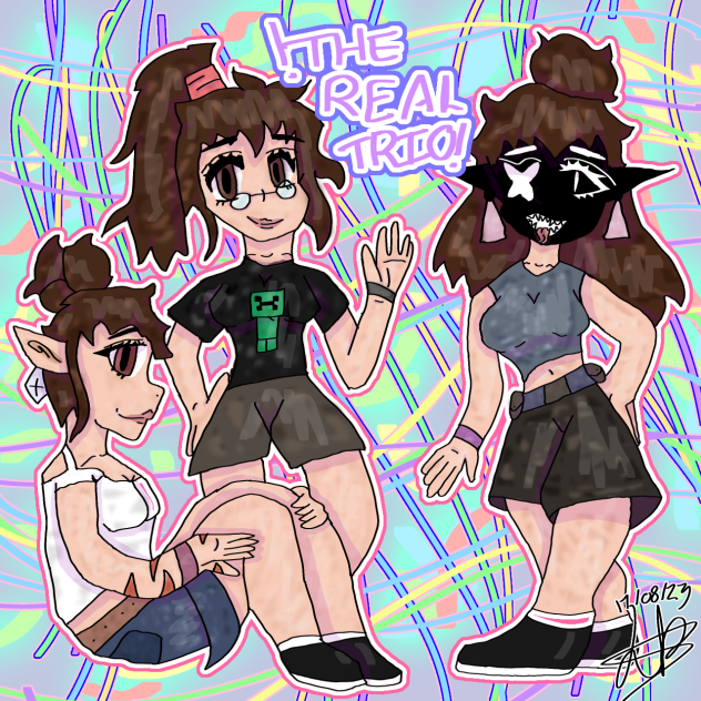 !The real trio! - ibisPaint