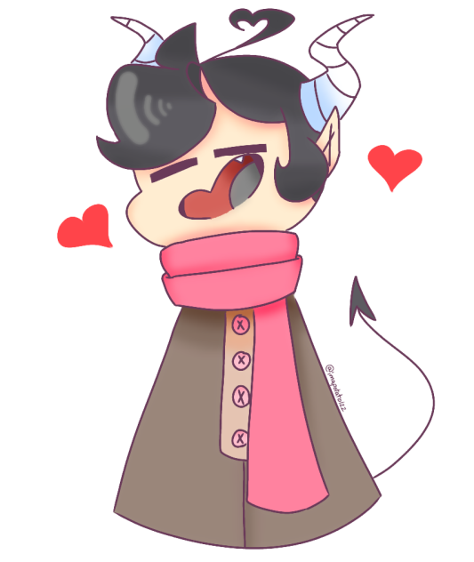 Fluffy demon - ibisPaint