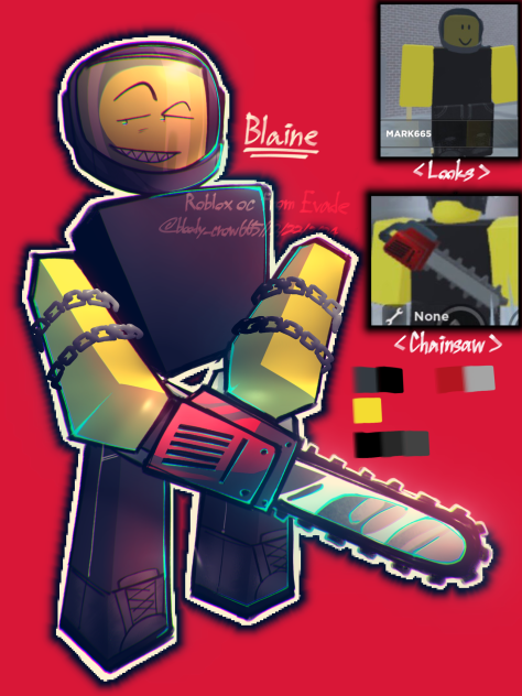 Roblox oc from Evade (Blaine) - ibisPaint