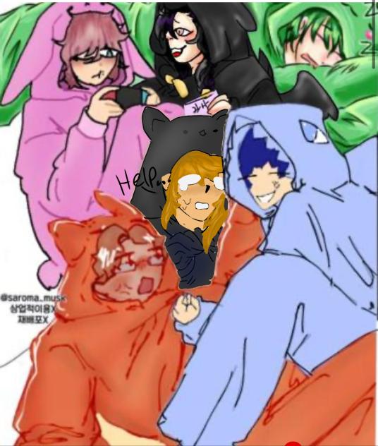 Sleepover collab - ibisPaint