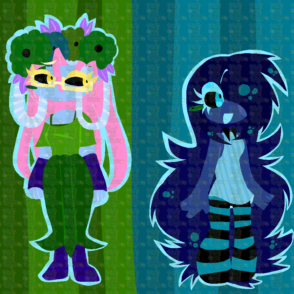inverted color bassie and ginger - ibisPaint