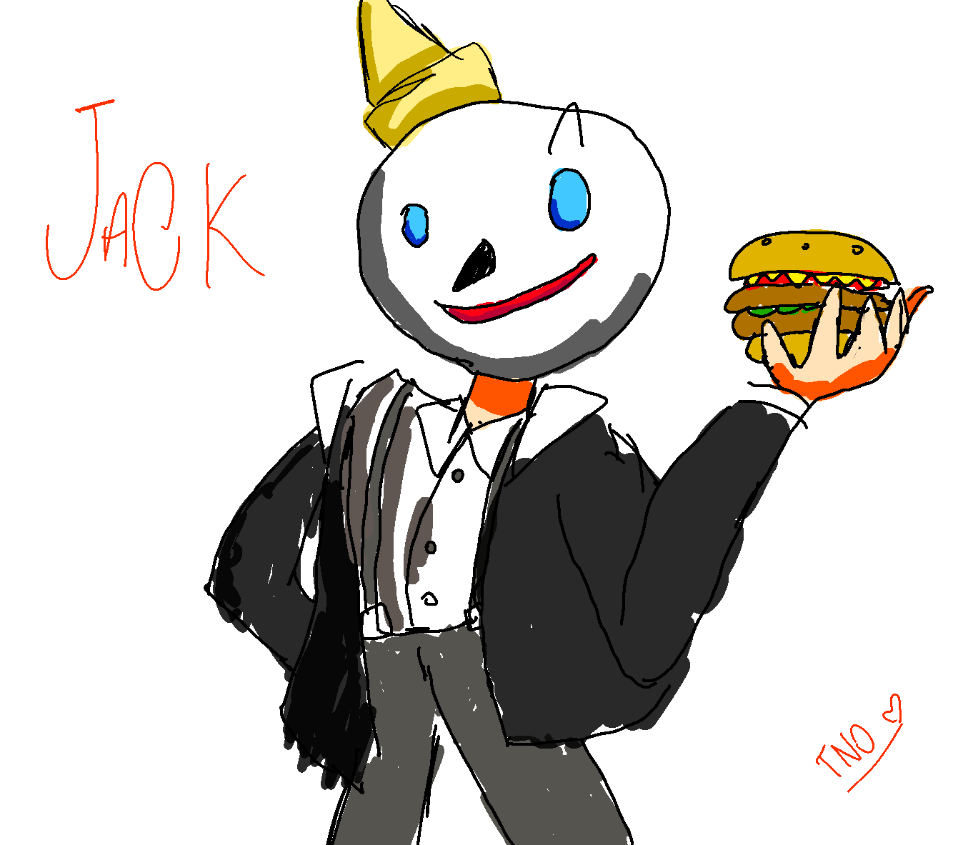 Jack in the box’s mascot - ibisPaint