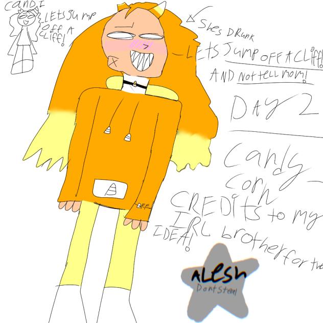 DAY 2 CANDY CORN! (candi) - ibisPaint