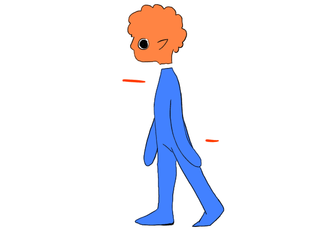 OC Animation Walk Cicle - ibisPaint