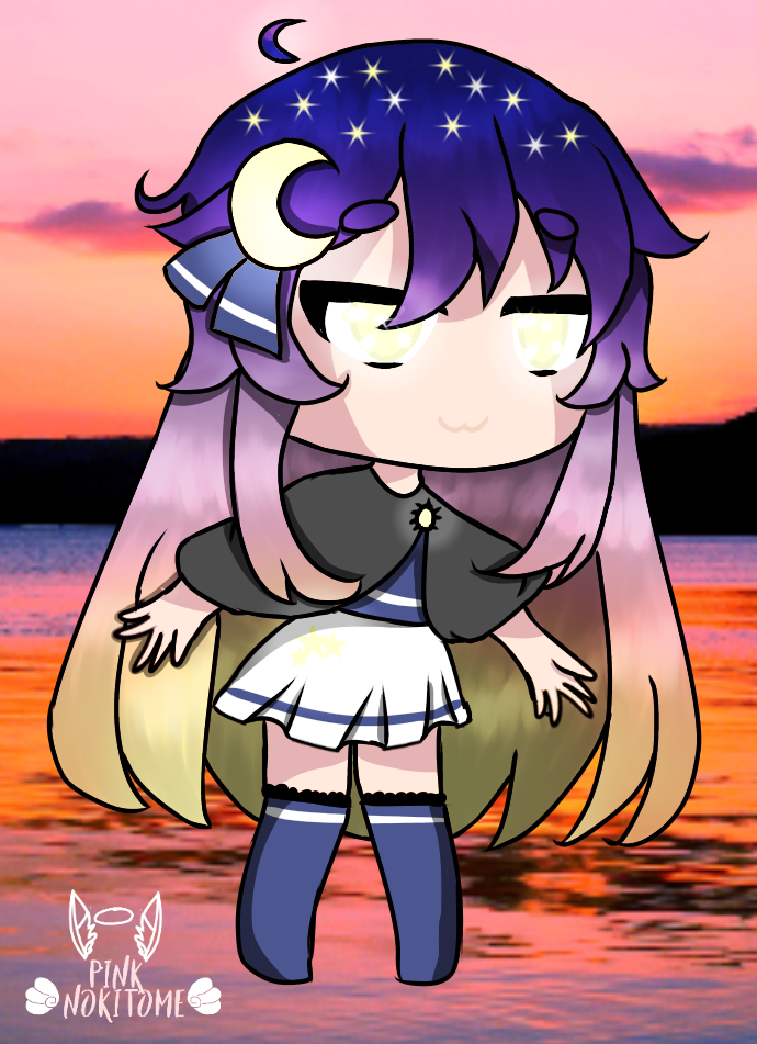 sunset girl gacha life speededit - ibisPaint