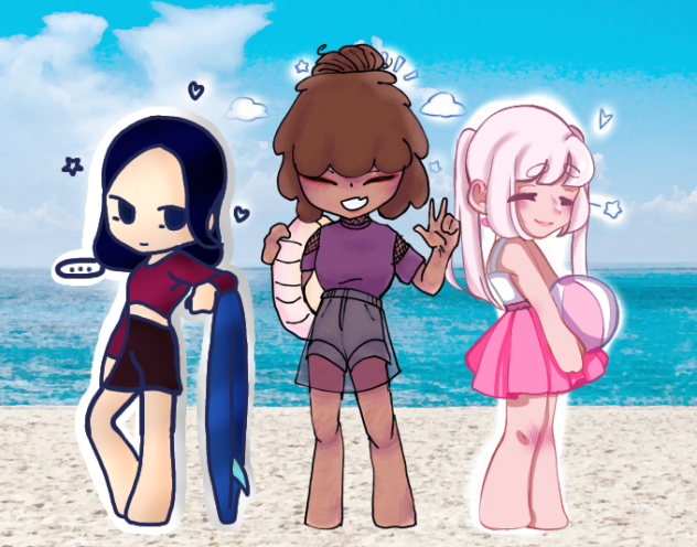 beach collab - ibisPaint