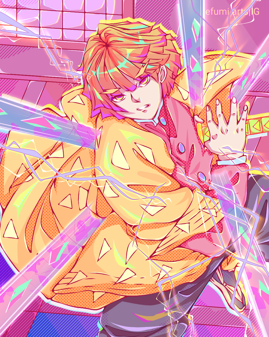 Zenitsu Agatsuma - ibisPaint