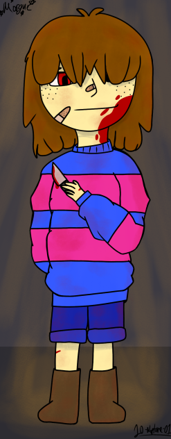 Genocide Frisk - ibisPaint