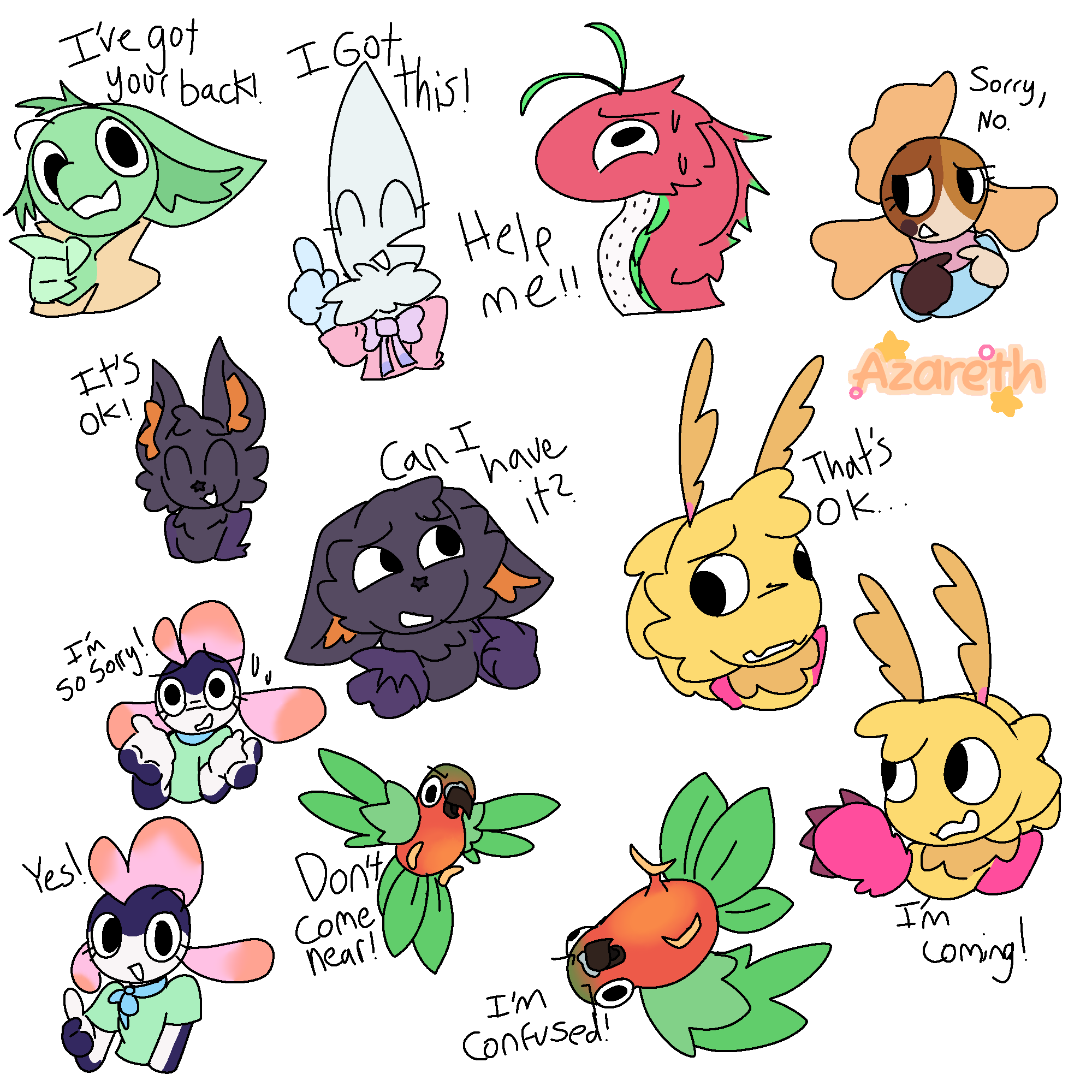 Oc Stickers! - ibisPaint