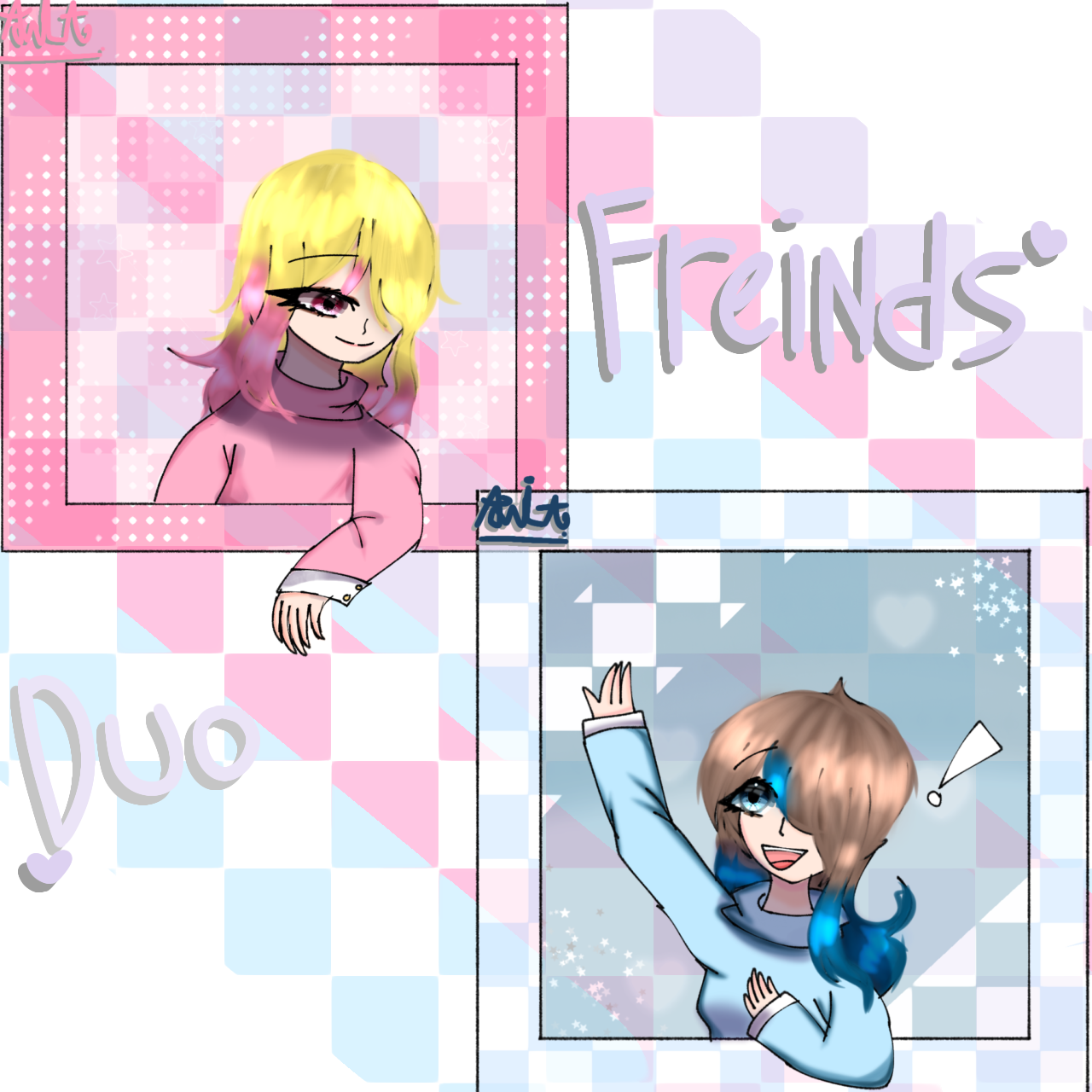 duo friends - ibisPaint