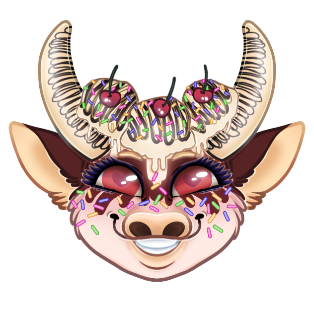 Banana Split Cow - ibisPaint