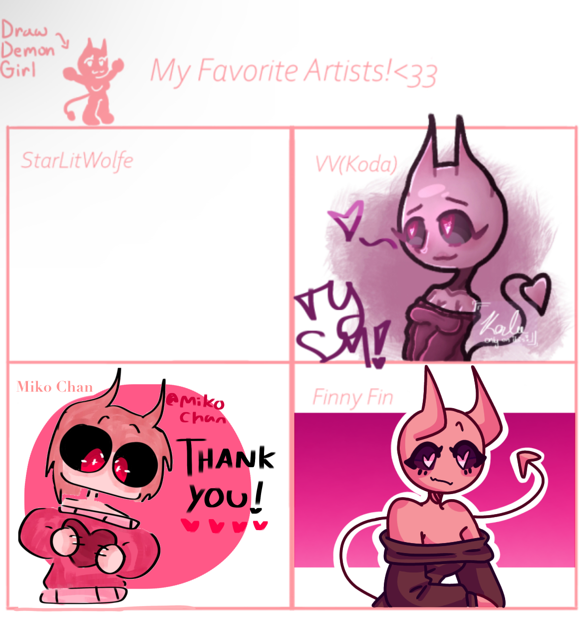 Ava Kennedy's Fav Artists !! - ibisPaint
