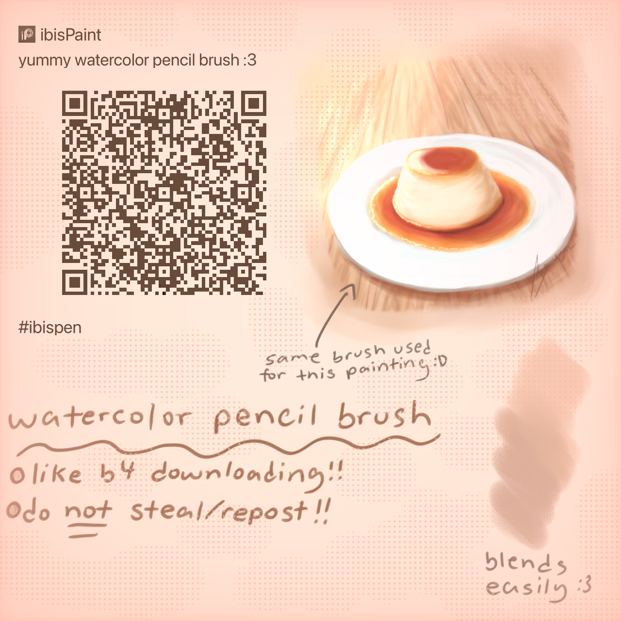 free watercolor pencil brush ⋆˚ 𝜗𝜚˚⋆ - ibisPaint