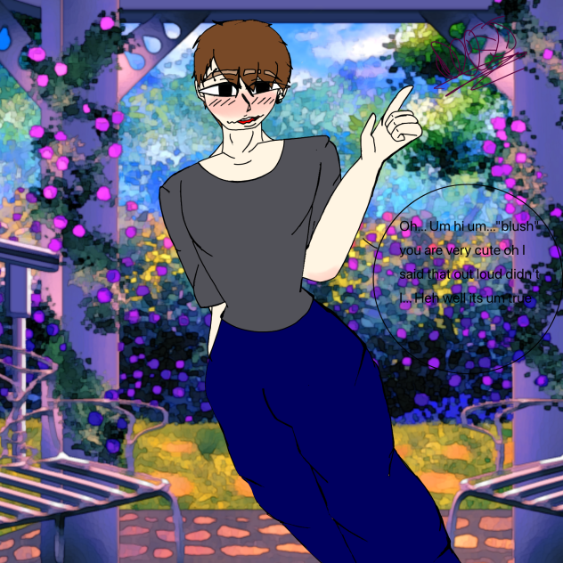 Say hello love - ibisPaint