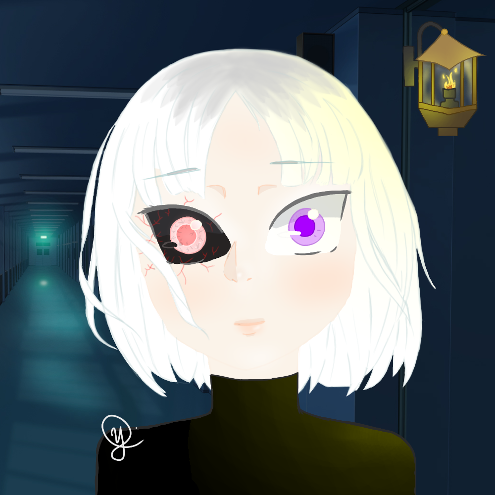 Fanart of kaneki and touka's daughter - ibisPaint