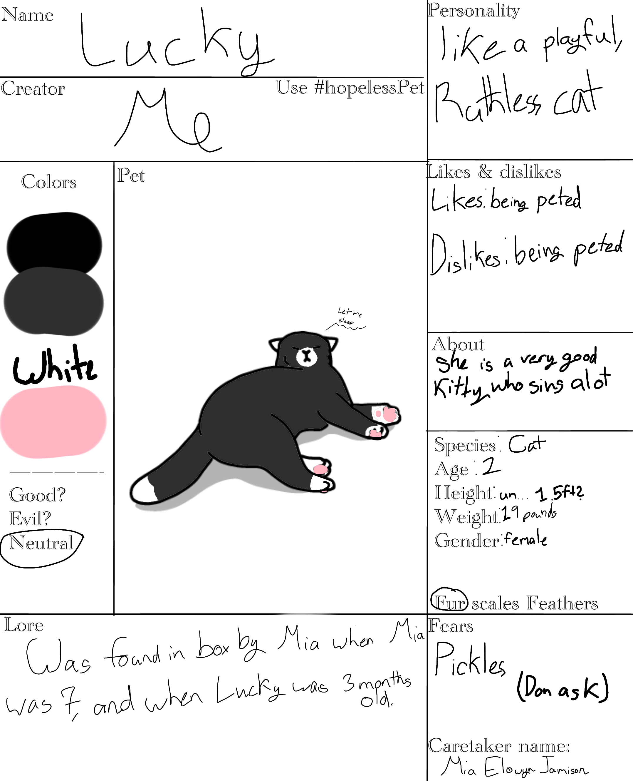 Pet character for Mercy!!! - ibisPaint