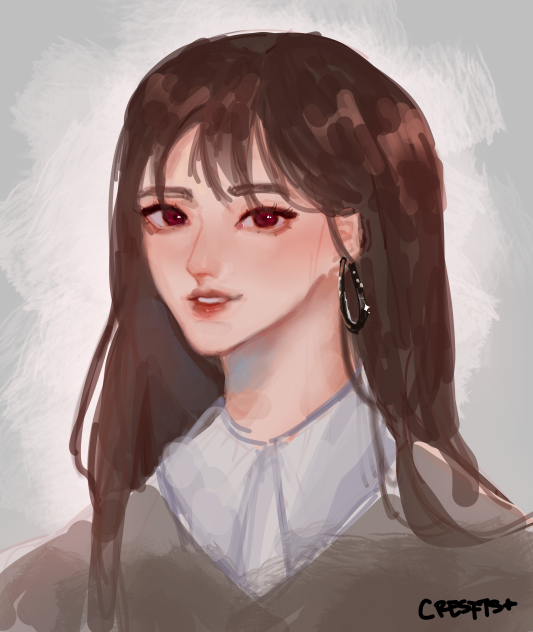 brunette - ibisPaint