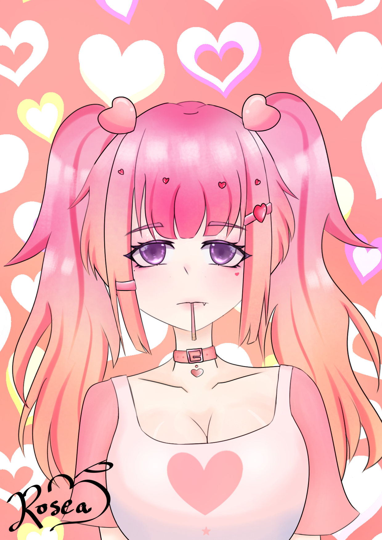 Pink wink - ibisPaint