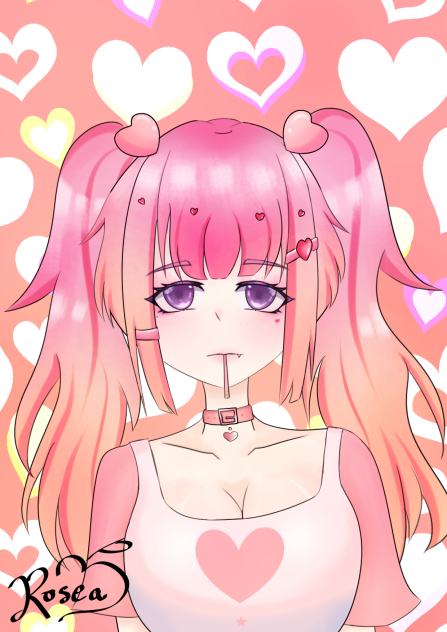 Pink wink - ibisPaint