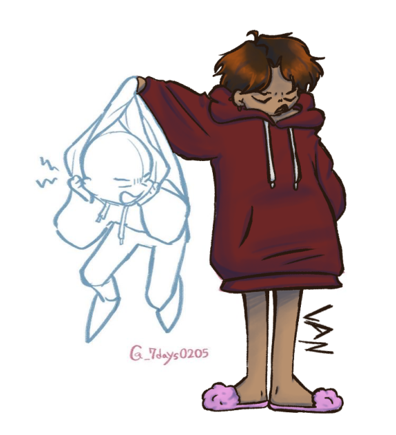 Hoodie collab - ibisPaint