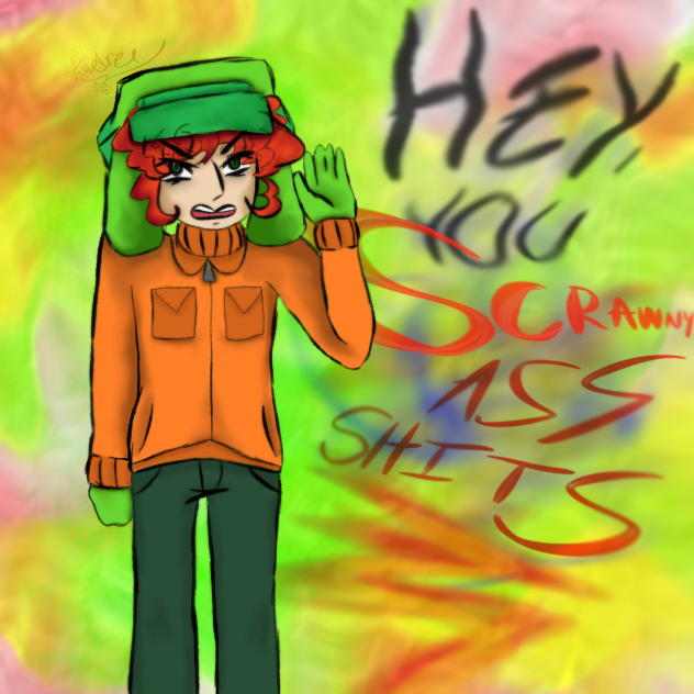 kyle broflovski - ibisPaint