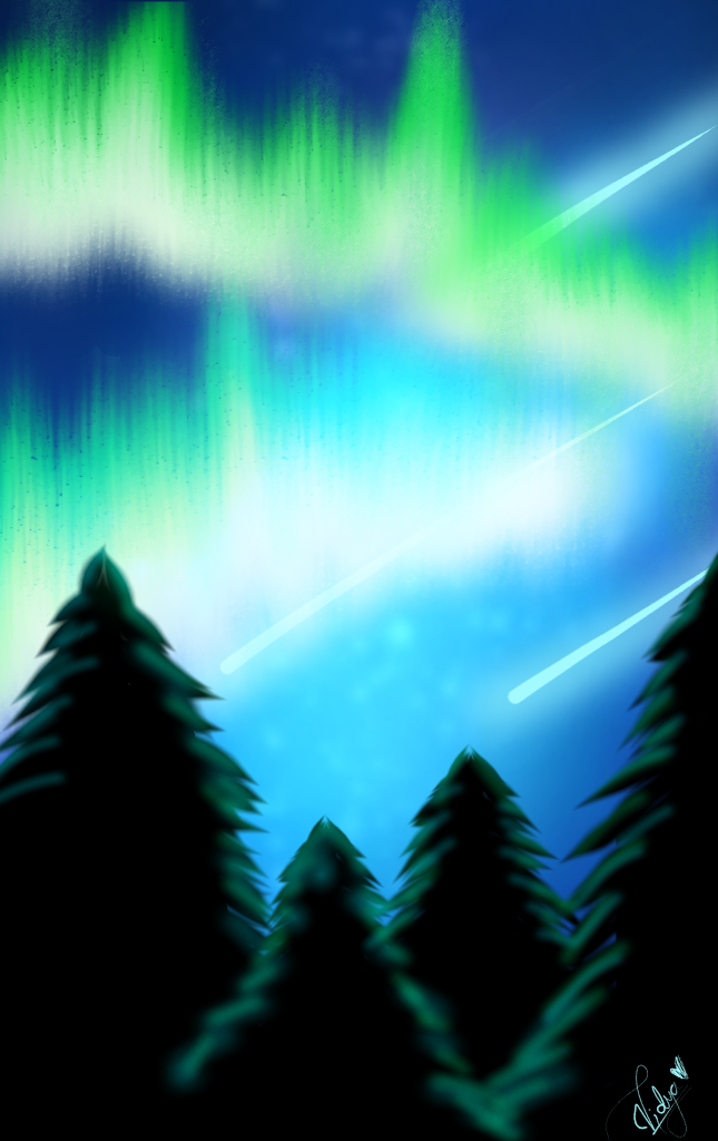 Aurora 🌃 - ibisPaint