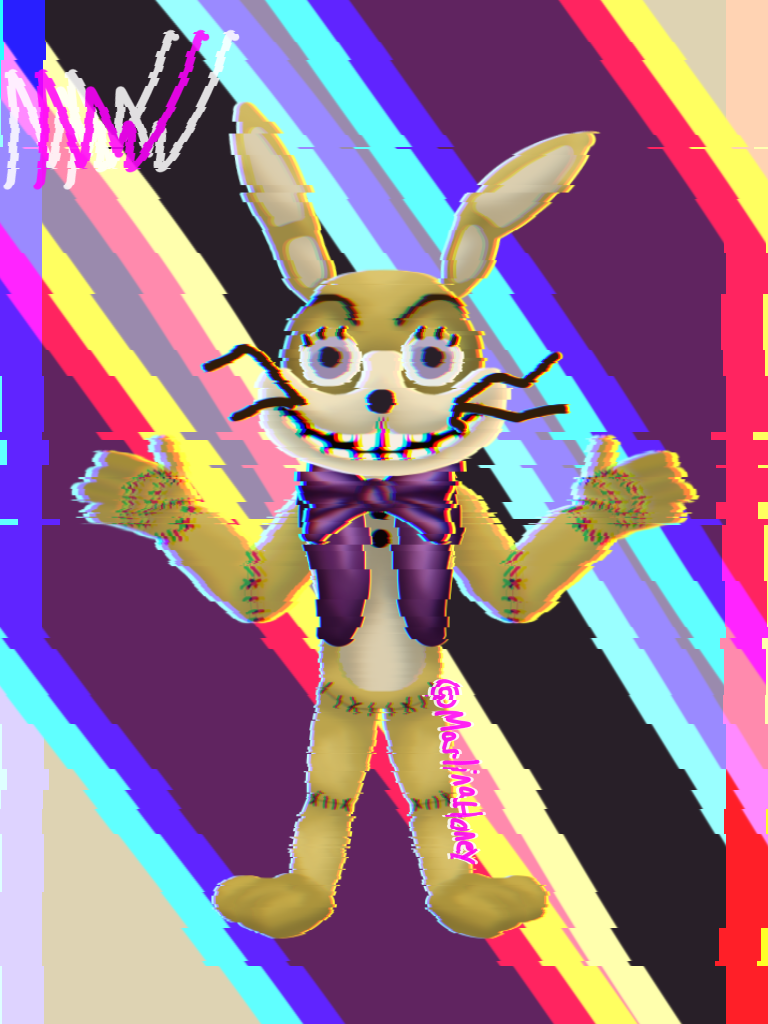 Glitchtrap Plushie - ibisPaint