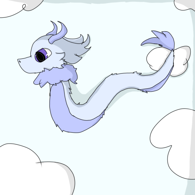 floating dragon - ibisPaint