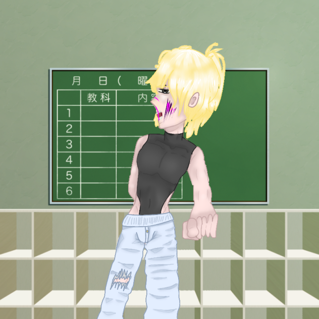 blud got beat up - ibisPaint