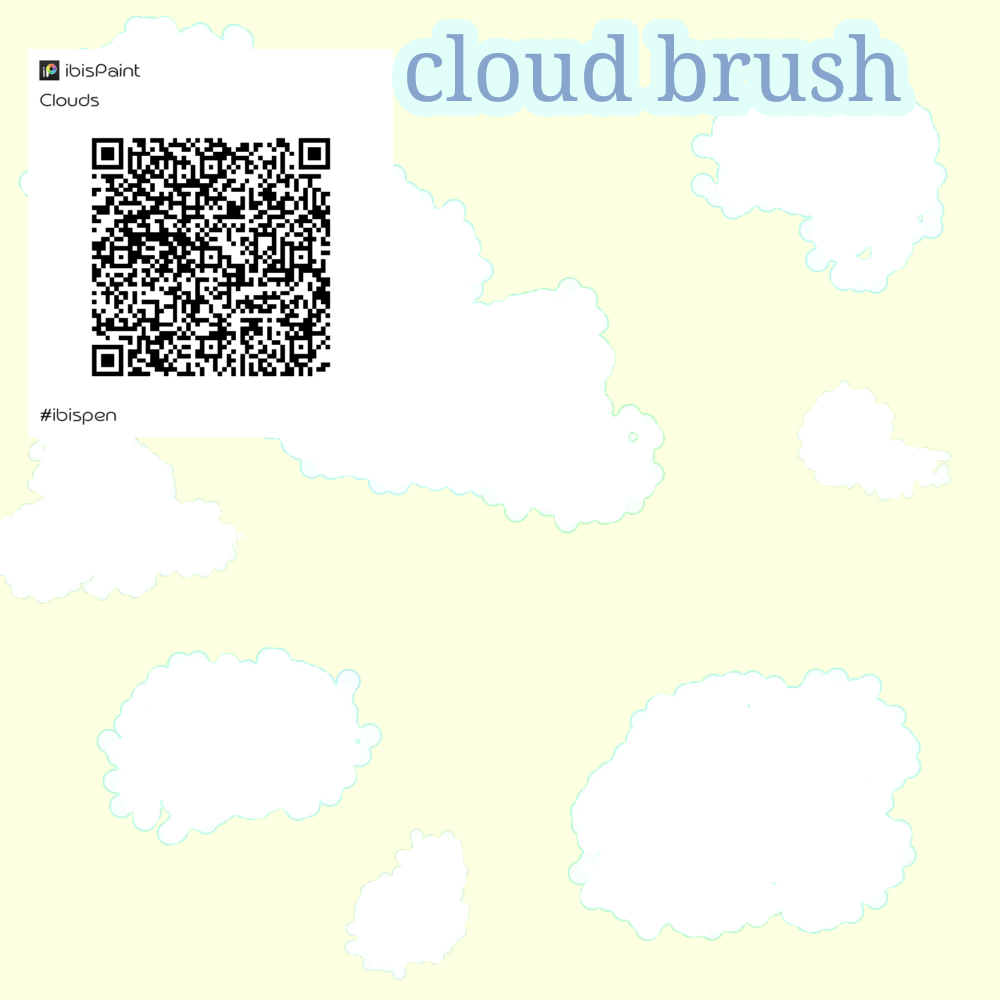 Cloud brush - ibisPaint