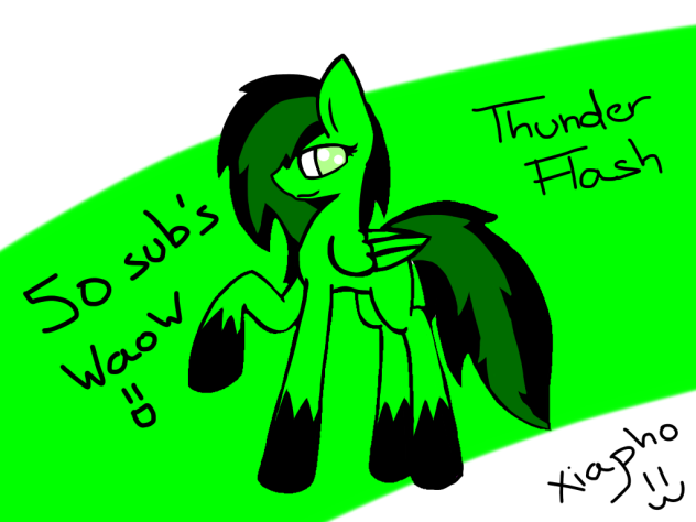 thunder flash - ibisPaint