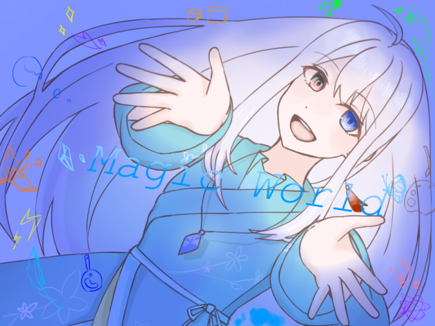 漫画 Magic World の表紙！ - ibisPaint