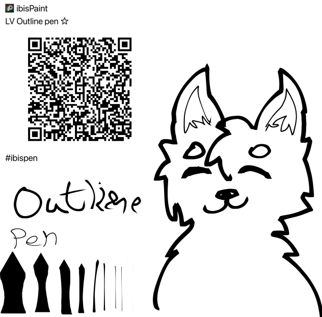 Outline pen - ibisPaint