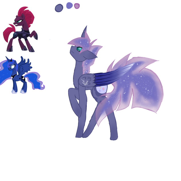 mlp speedpaint luna+tempest - ibisPaint