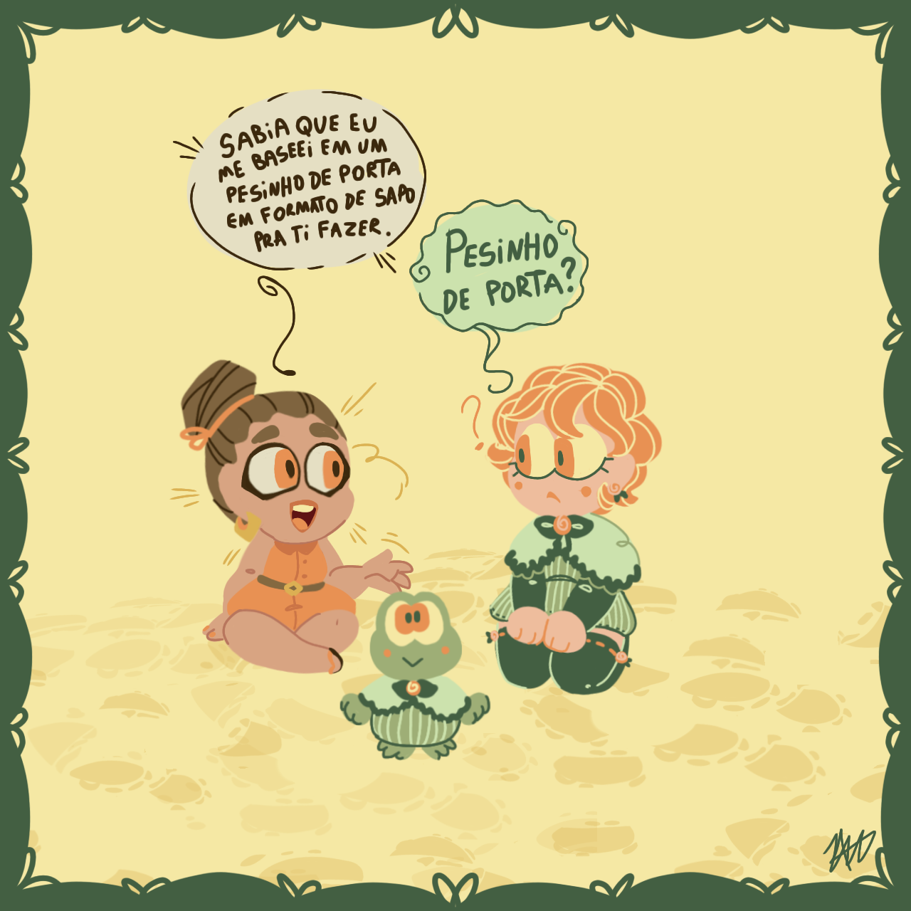 Zeima conversando com Samir - ibisPaint