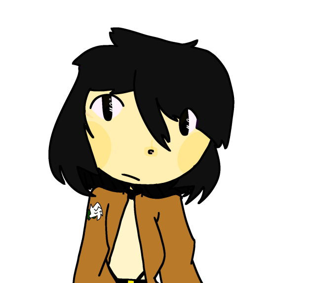 silly lil doodle of Mikasa - ibisPaint